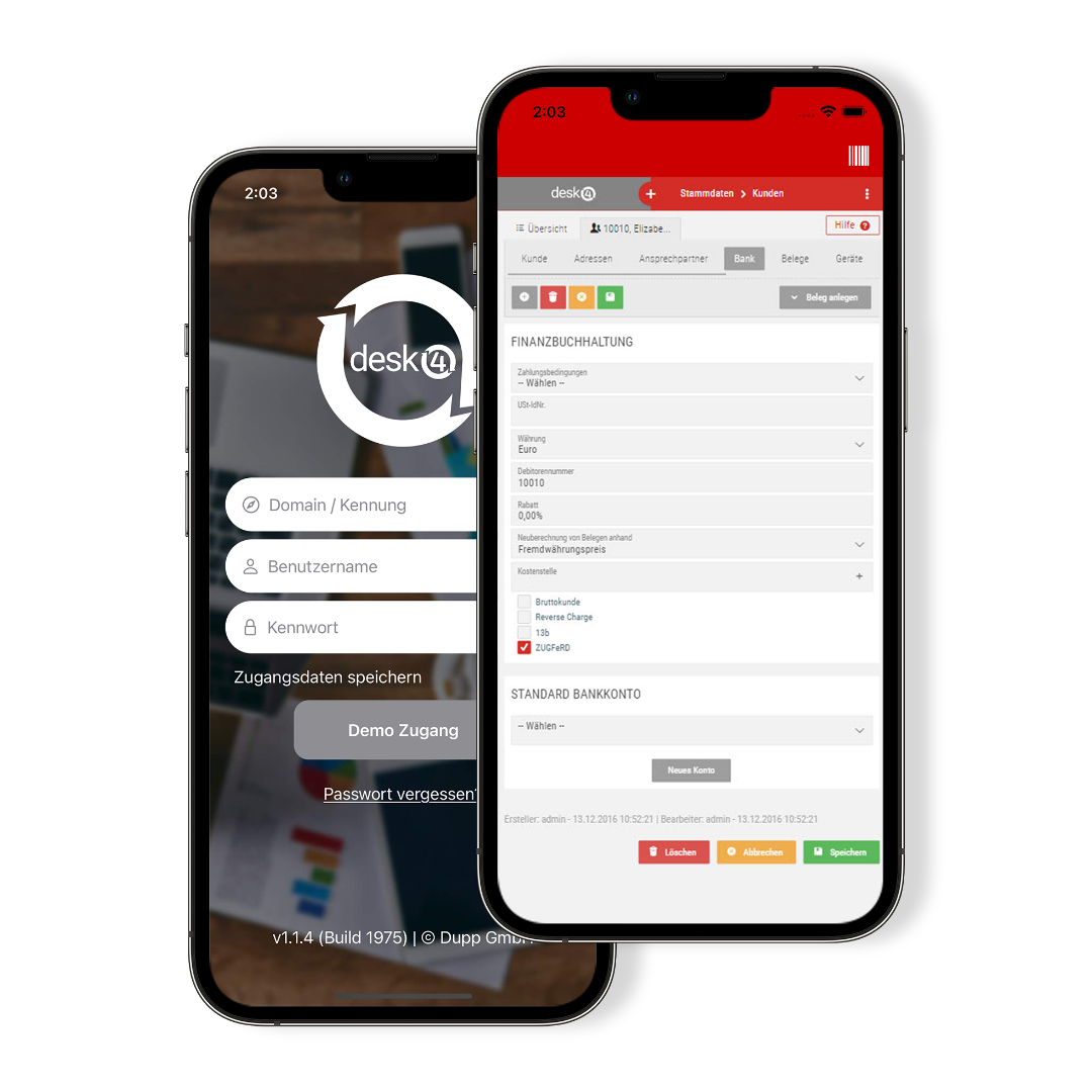 Rechnungen erstellen mit desk4